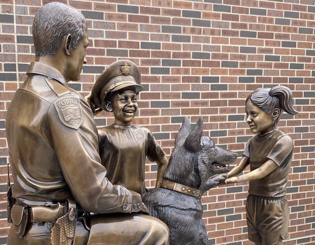Crystal Police Department Memorial | Brodin Studio Inc.