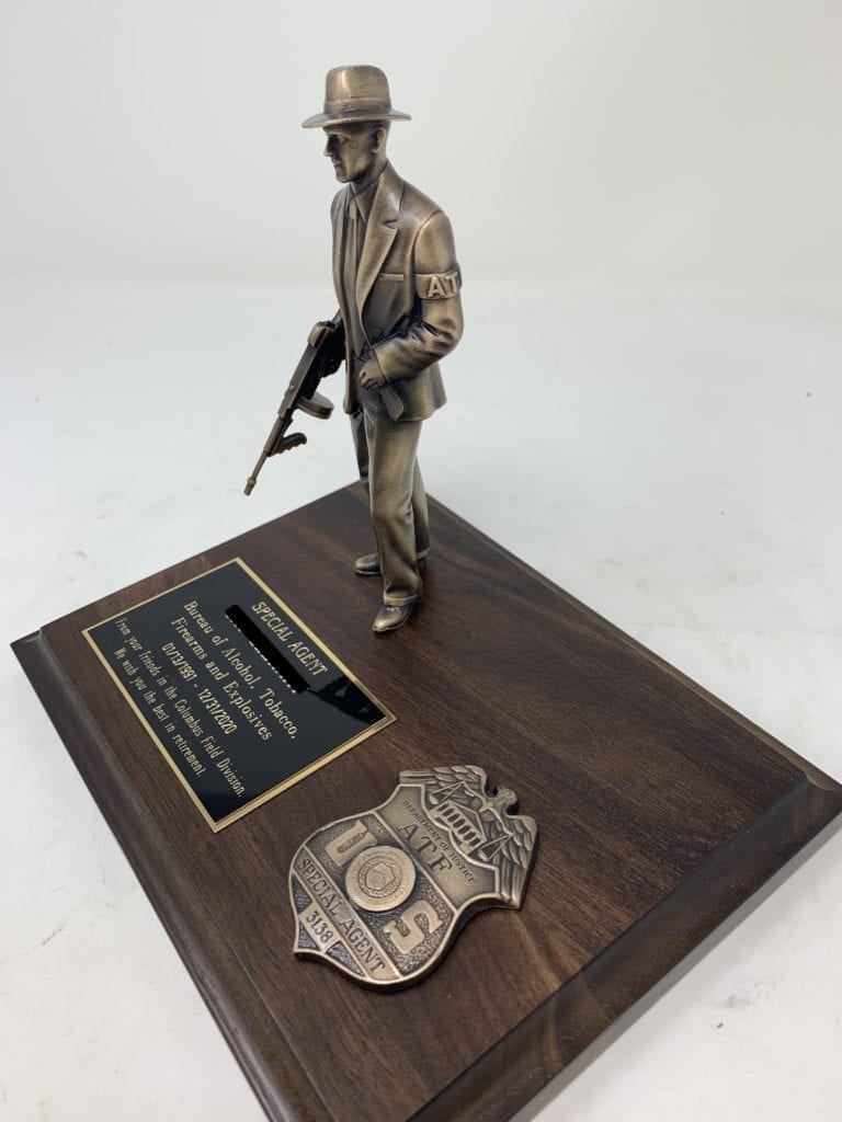 ATF 1930's Investigator Bronze 6" Statue - Brodin Studio Inc.