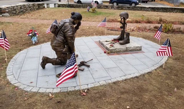 Female Soldier Statue | Bronze Memorial | Brodin Studios
