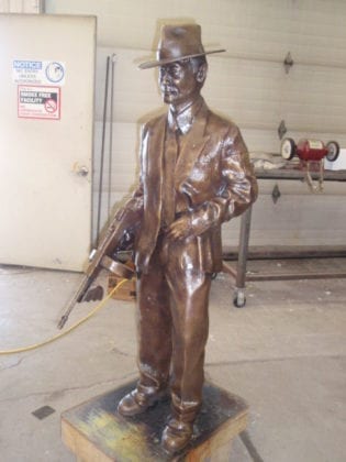 Bronze FBI G-Man Statue | Brodin Studio Inc.
