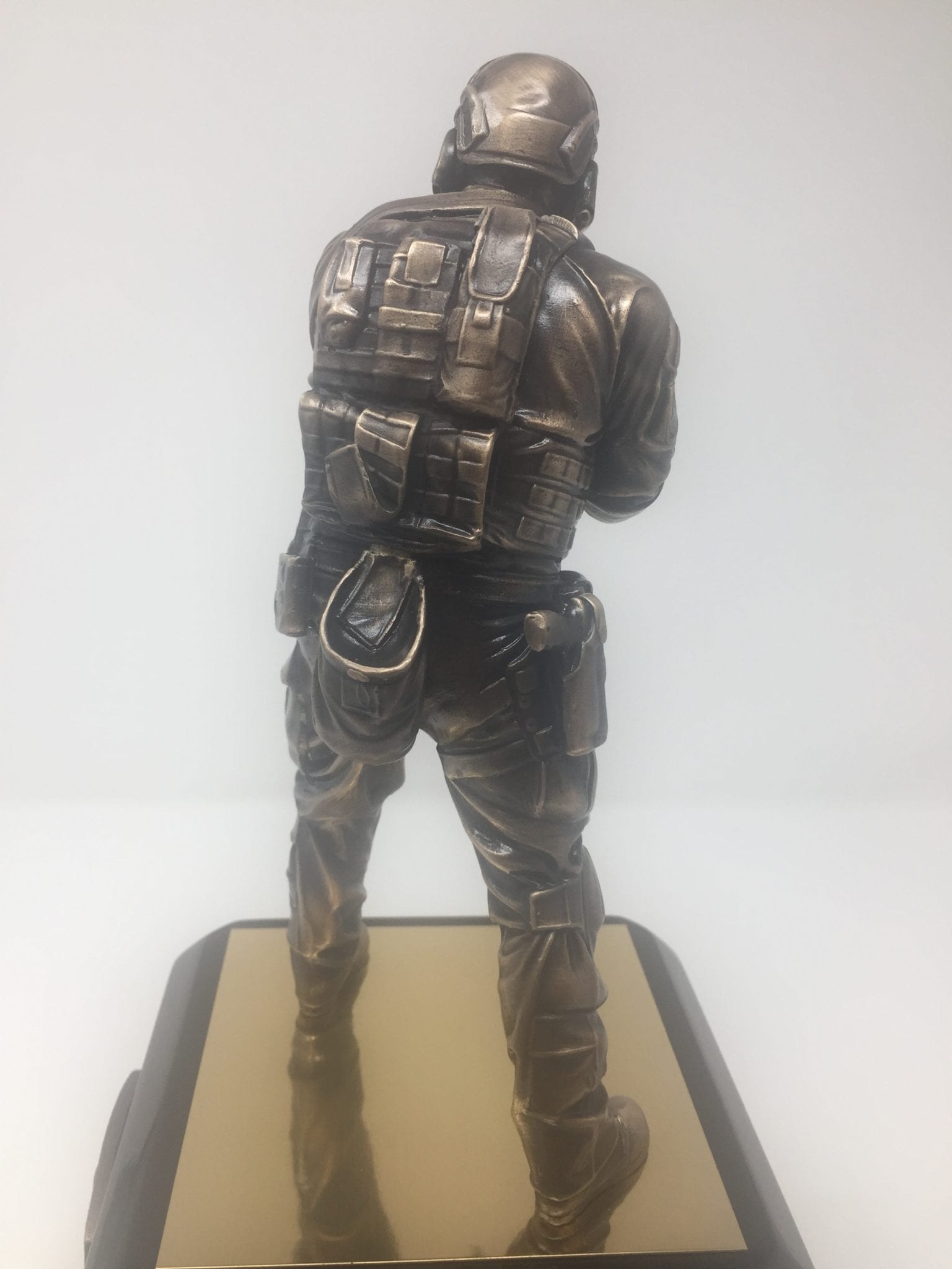 Bronze SWAT Operator Figurine | 8" and 9" Statues | Brodin Studios