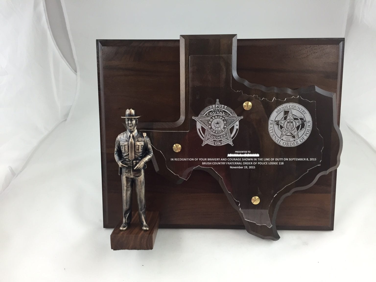 Custom Police Awards | Bronze 6" to 8" | Brodin Studios