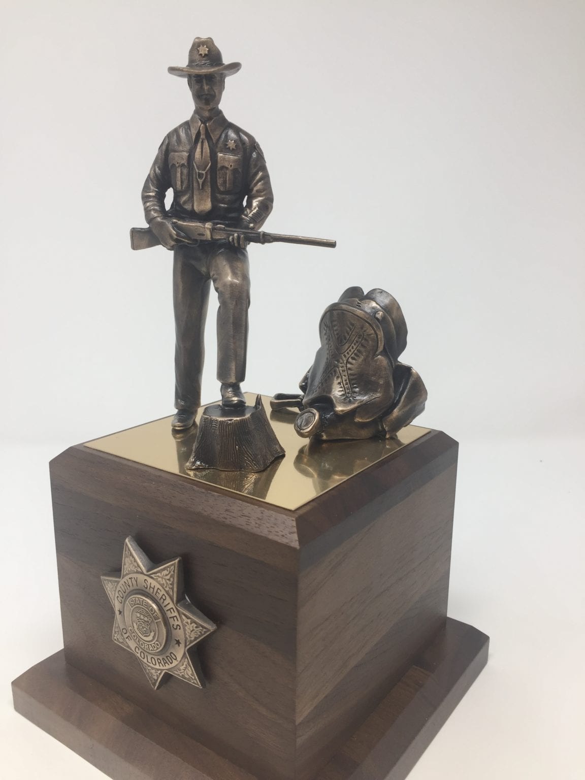 Texas Ranger Bronze Statue Miniature | 6" Figure with Base