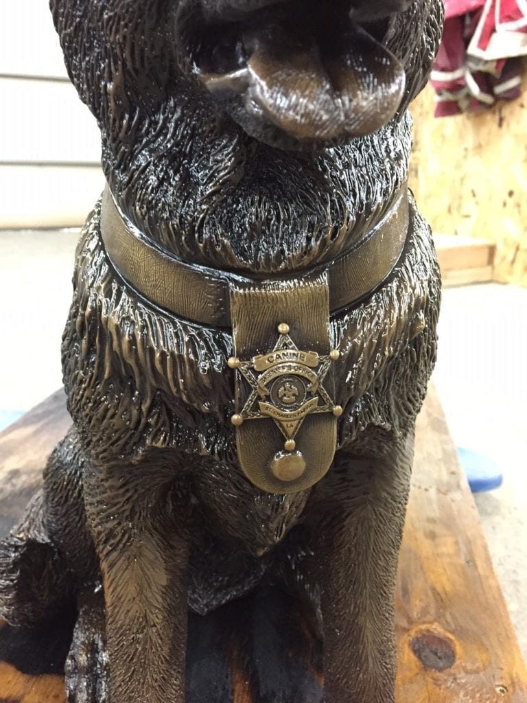 Police K9 Statue | Custom Bronze K9 Officers | Brodin Studios