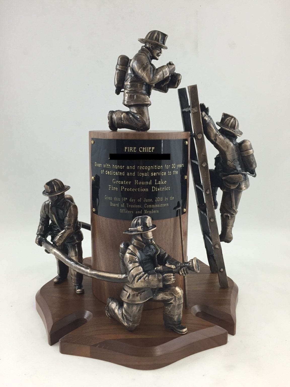 Firefighter Memorial Bronze Statue - Brodin Studio Inc.