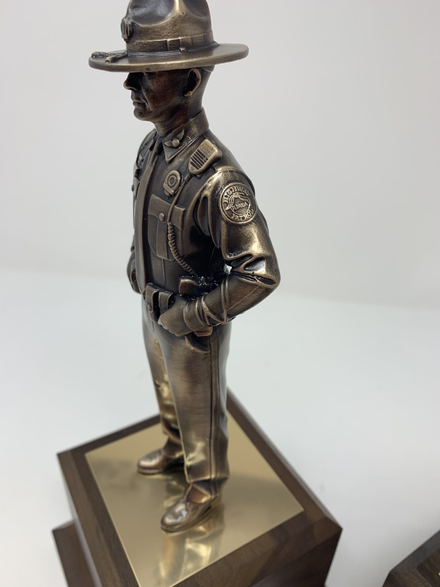 State Trooper Statue | Bronze 6" on Mounted Base | Brodin Studios