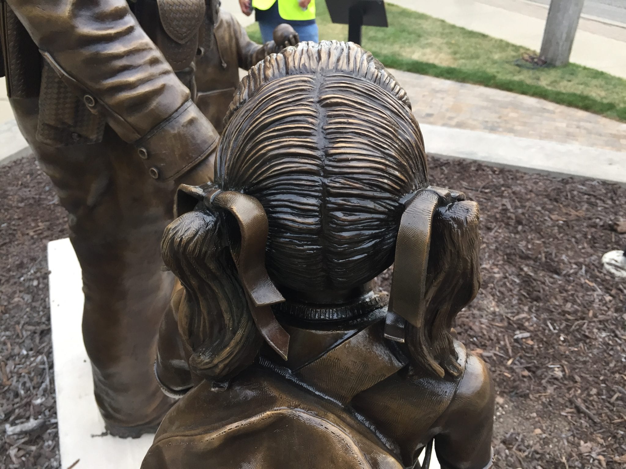 The Protector© (Life-size) | Police Officer Statue | Brodin Studios