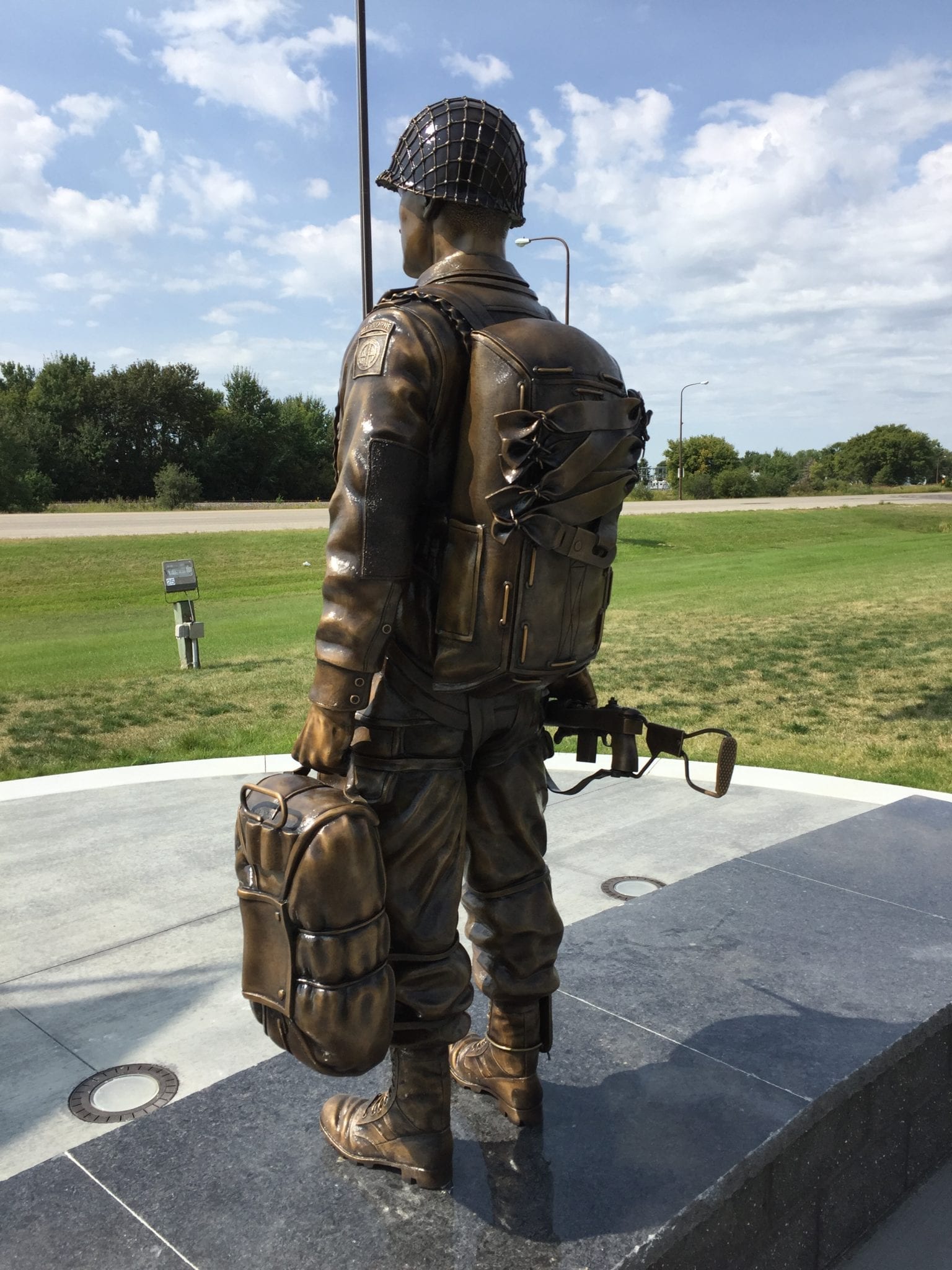 World War II Bronze Paratrooper Statue | Brodin Studio Inc.