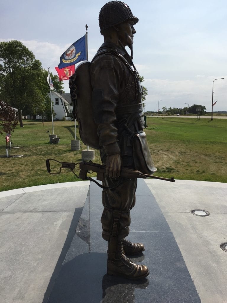 World War II Bronze Paratrooper Statue | Brodin Studio Inc.