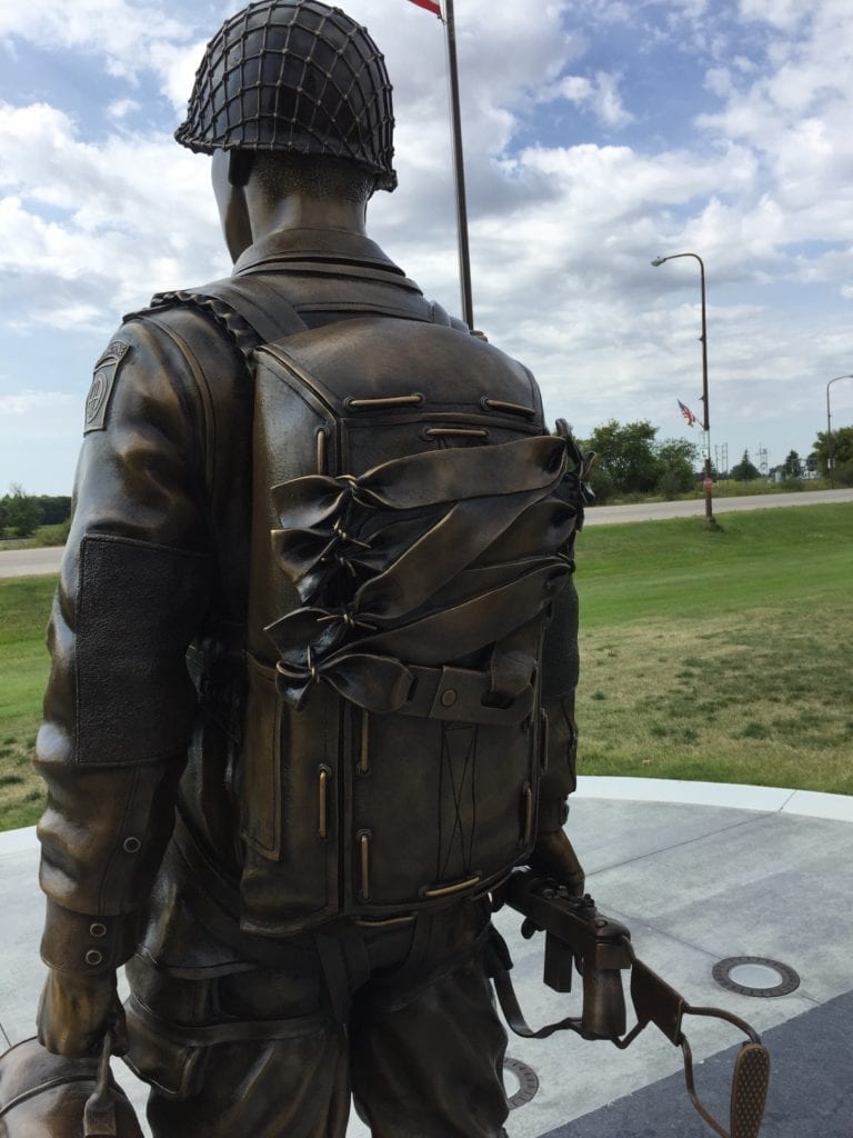 World War II Bronze Paratrooper Statue | Brodin Studio Inc.