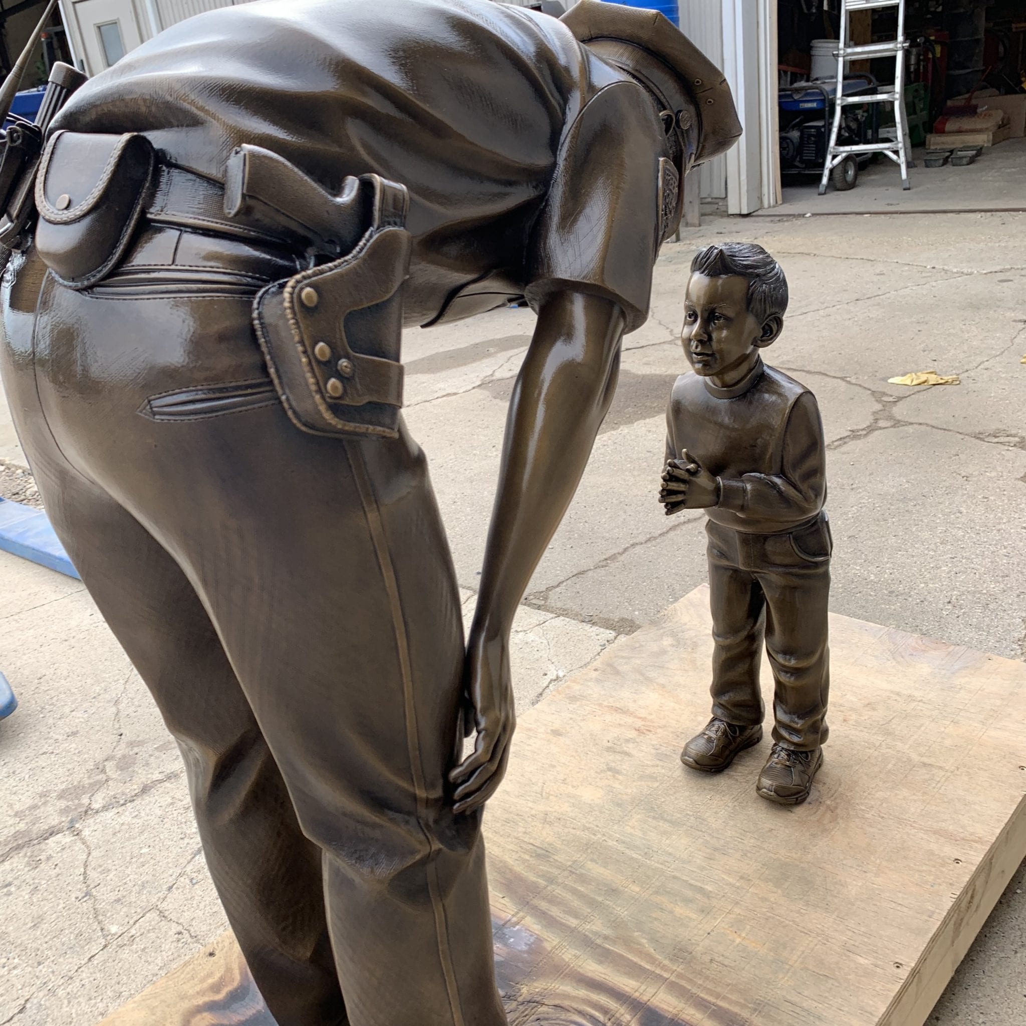 Custom Law Enforcement Statue | Brodin Studio Inc.
