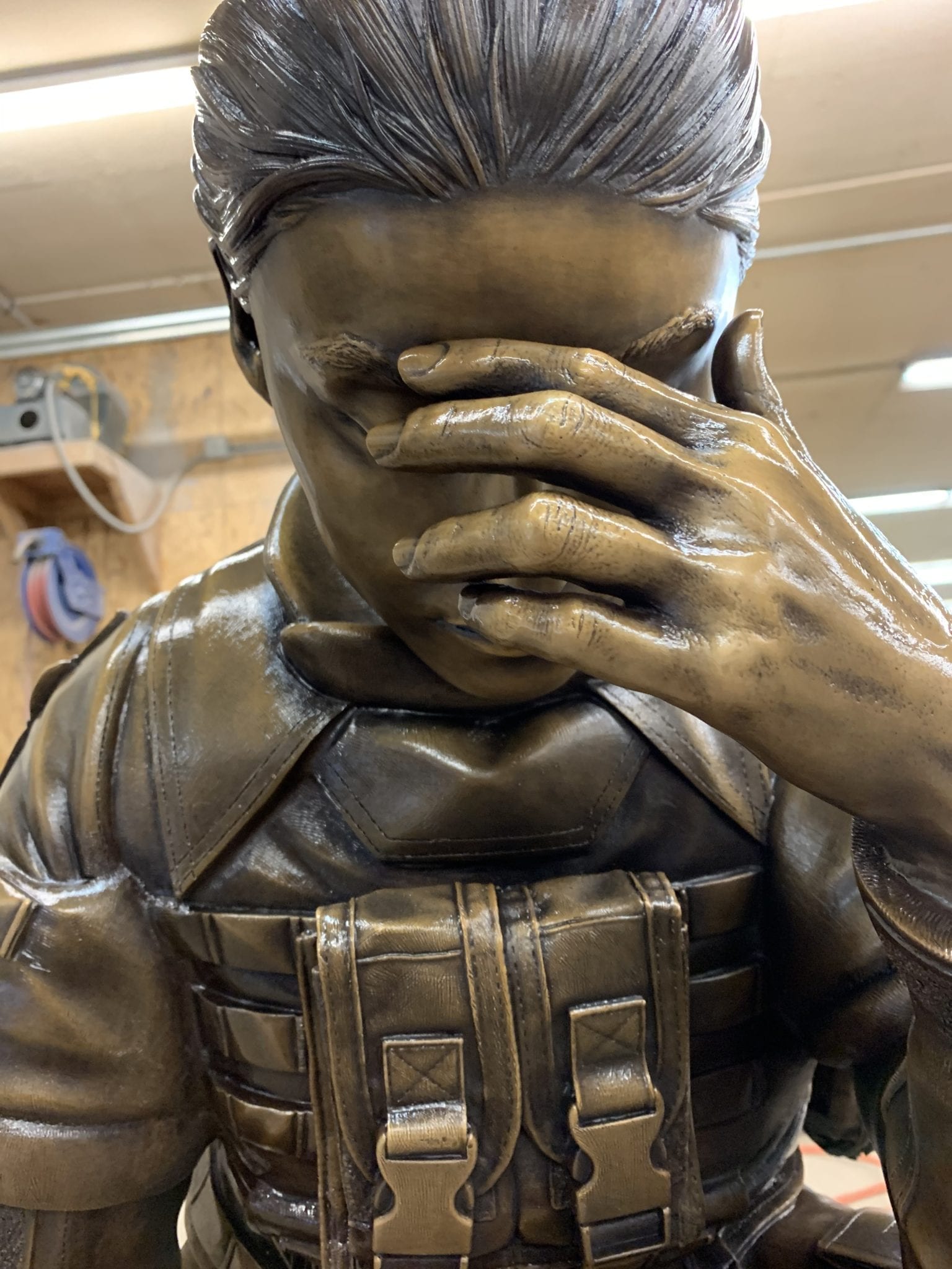 Female Soldier Statue | Bronze Memorial | Brodin Studios