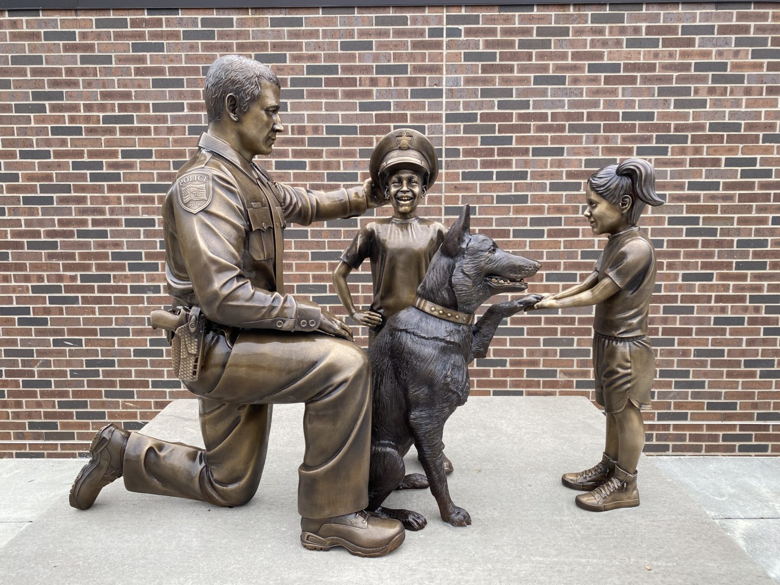 Crystal Police Department Memorial | Brodin Studio Inc.