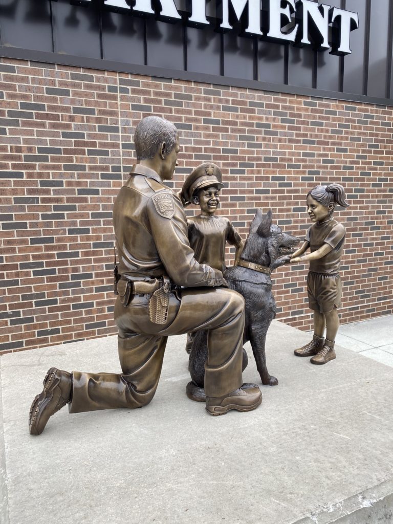 Crystal Police Department Memorial | Brodin Studio Inc.