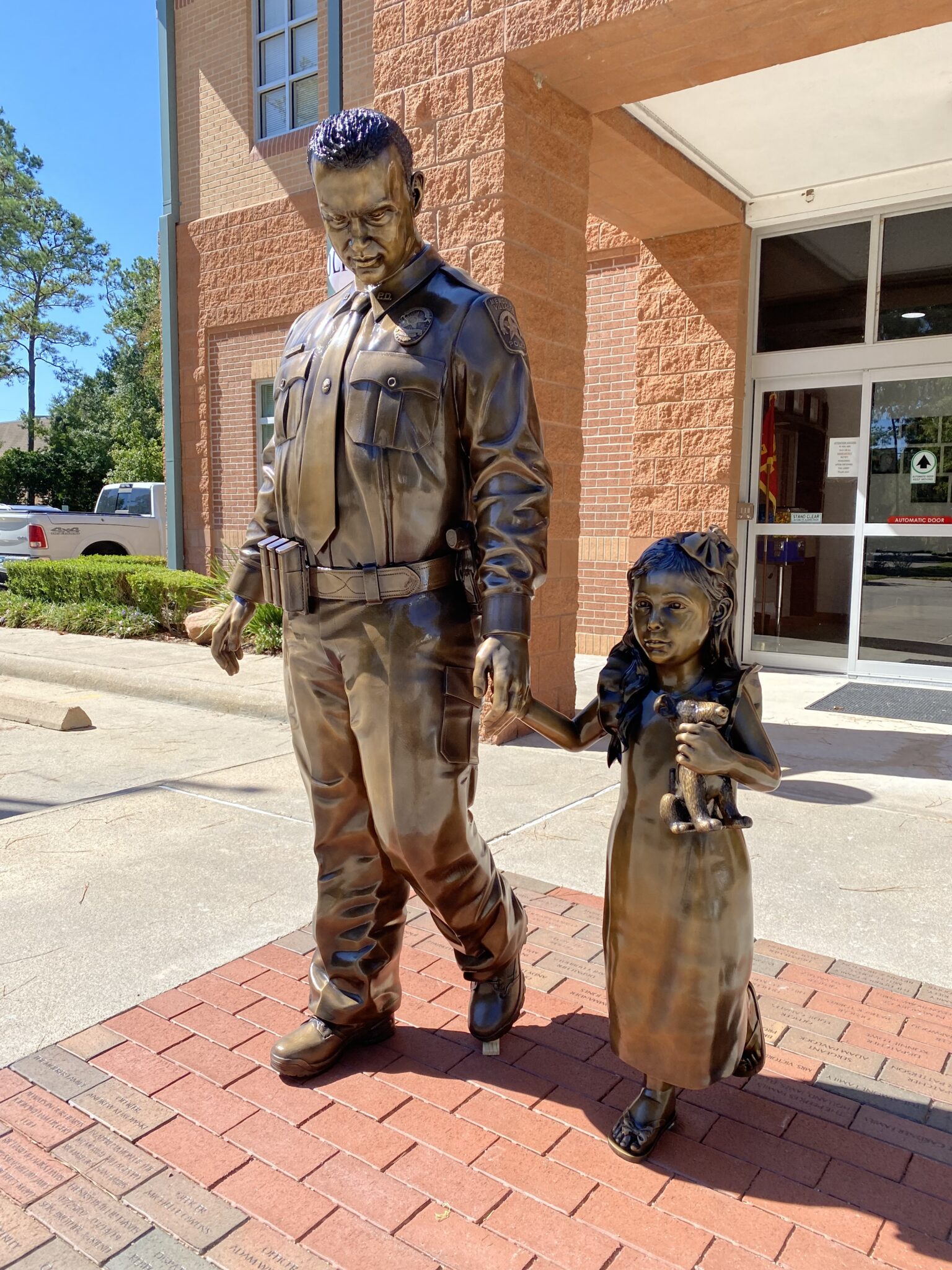 The Protector© (Life-size) | Police Officer Statue | Brodin Studios