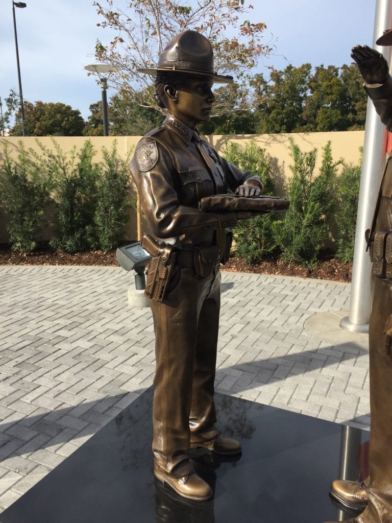 Bronze Honor Guard Statue | Customized Fallen Officer Memorial
