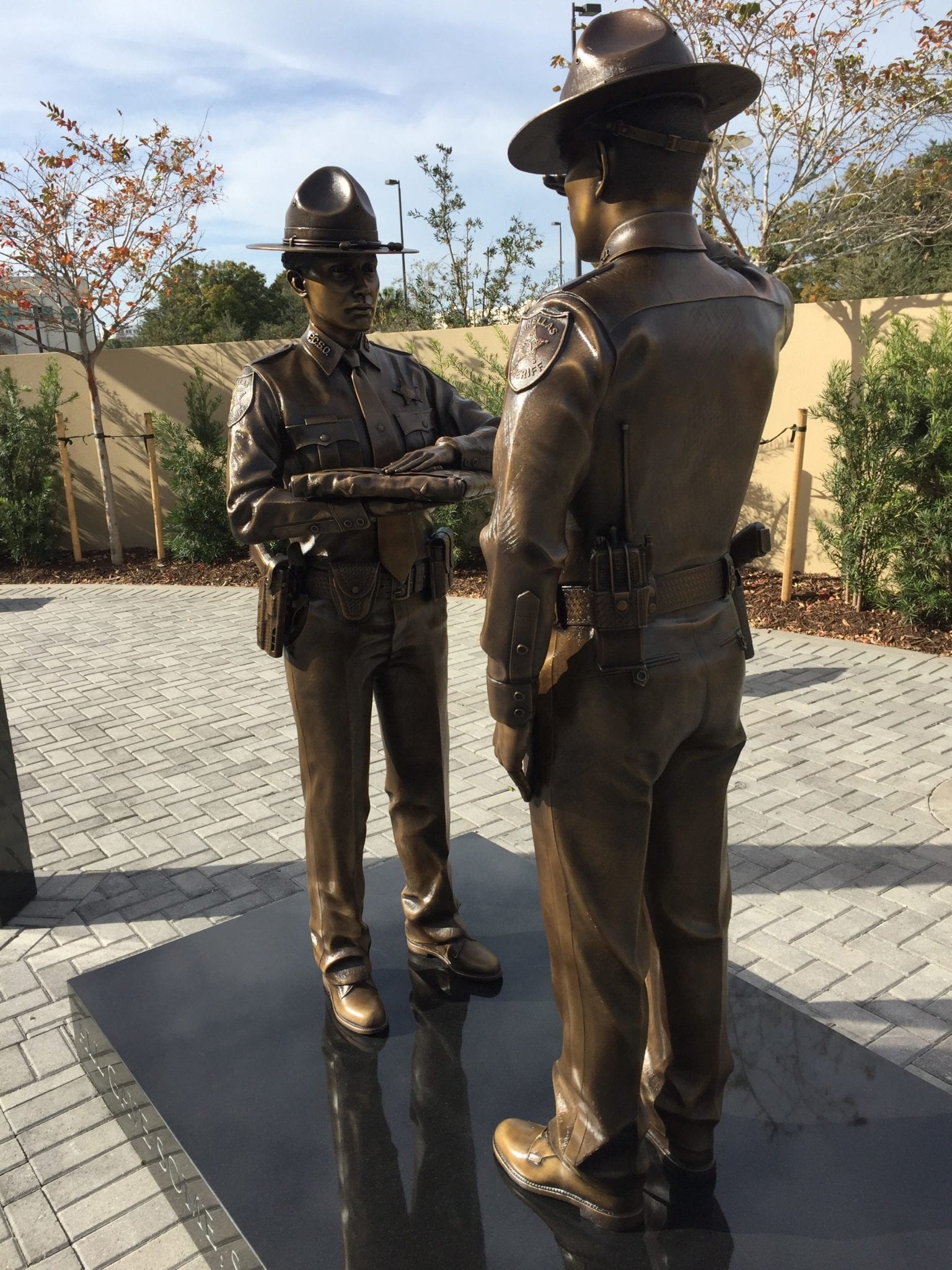 Bronze Honor Guard Statue | Customized Fallen Officer Memorial