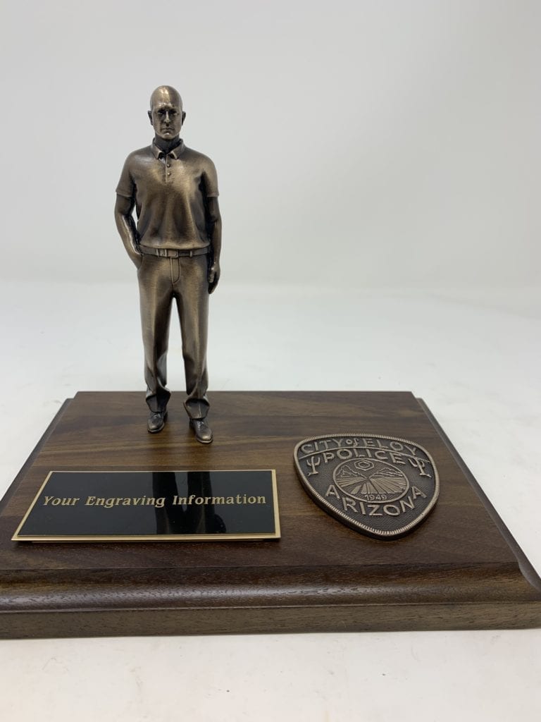 Civilian Non-Law Enforcement Bronze Statue - Brodin Studio Inc.