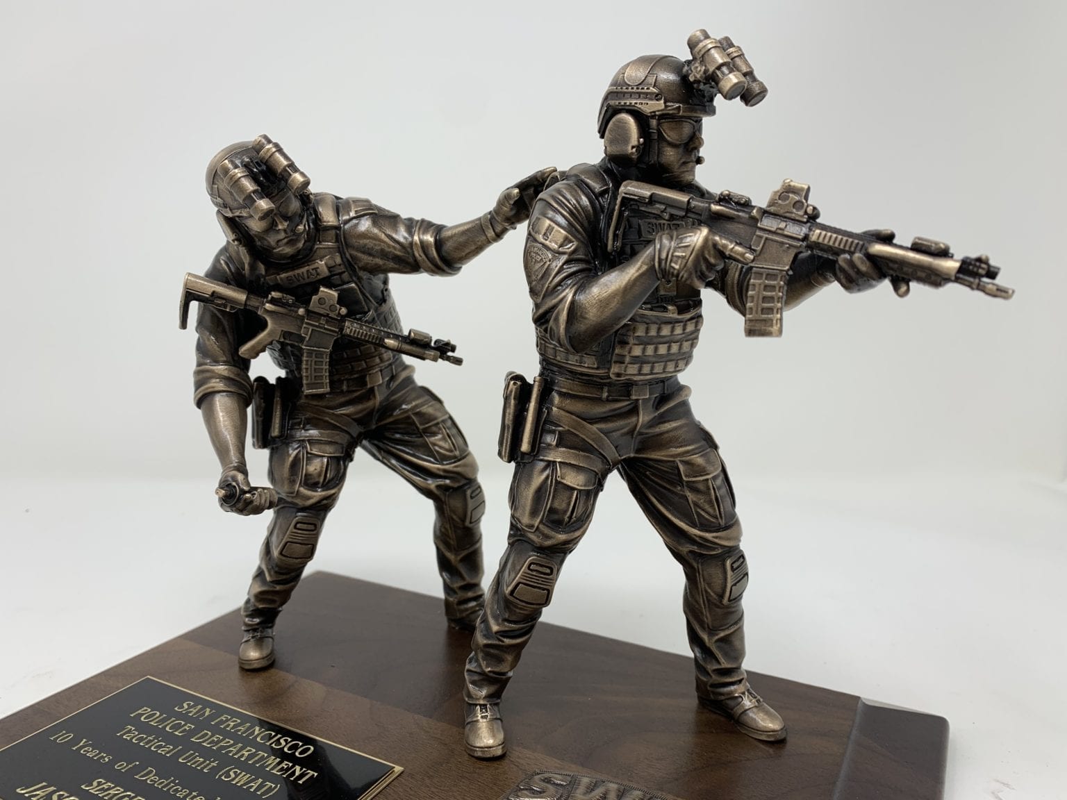 SWAT Entry Unit Bronze Figures | Brodin Studio Inc.
