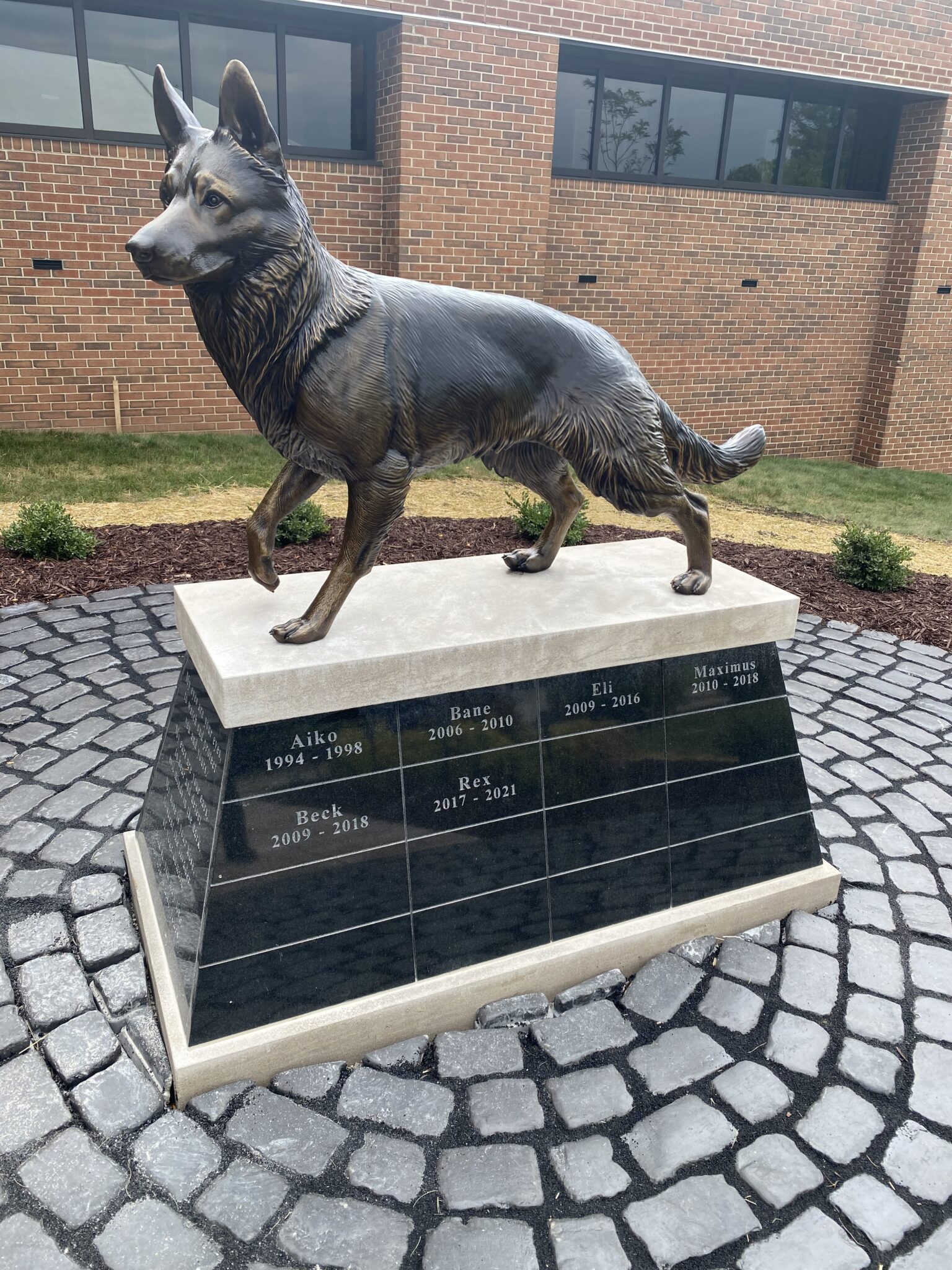 Police K9 Statue | Custom Bronze K9 Officers | Brodin Studios