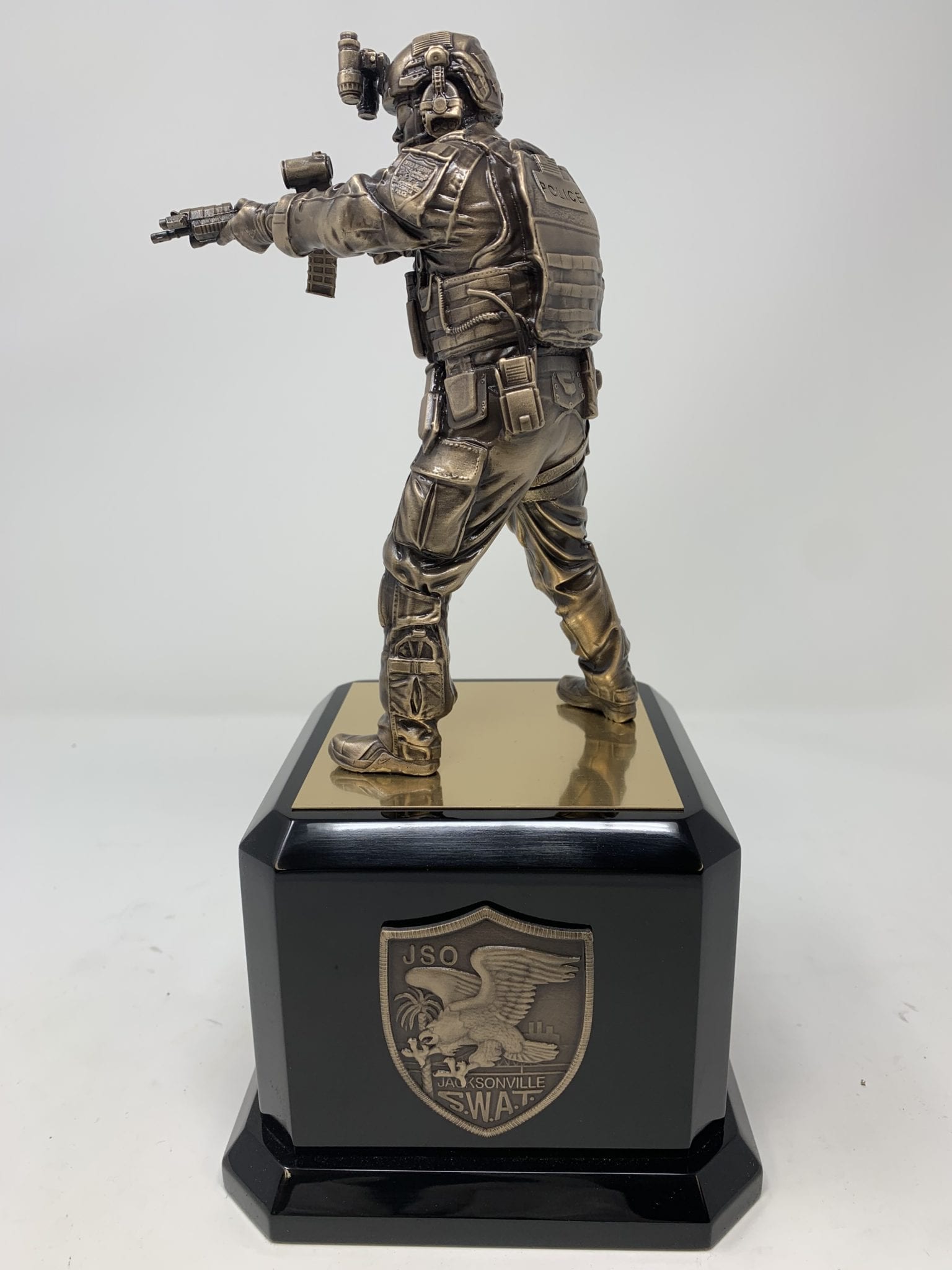 Bronze SWAT Operator Figurine | 8" and 9" Statues | Brodin Studios