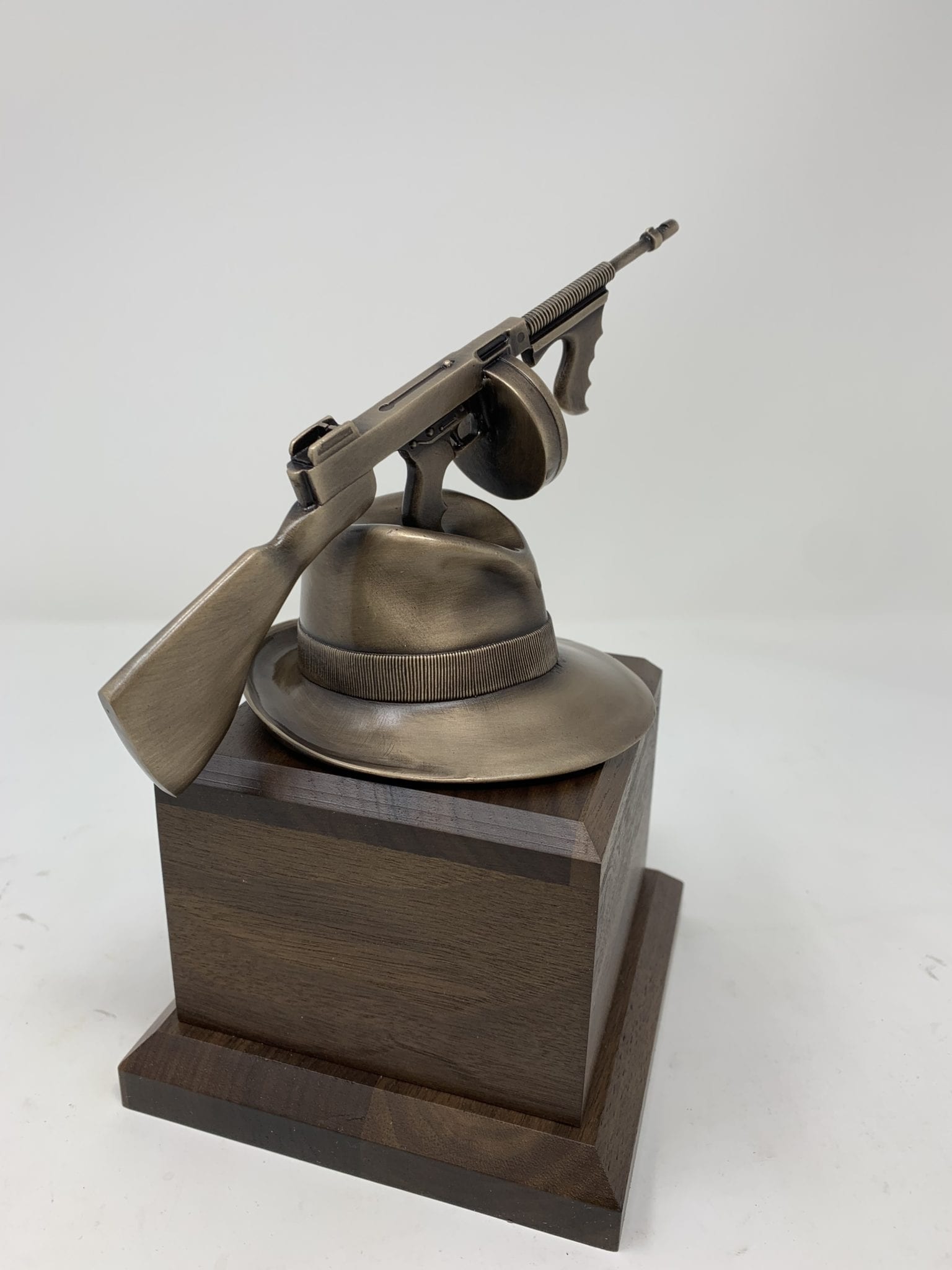 FBI Fedora and Tommy Gun Award | Brodin Studio Inc.