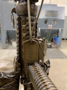 Modern Day Battlefield Cross Statue | Bronze Life-Sized Memorial