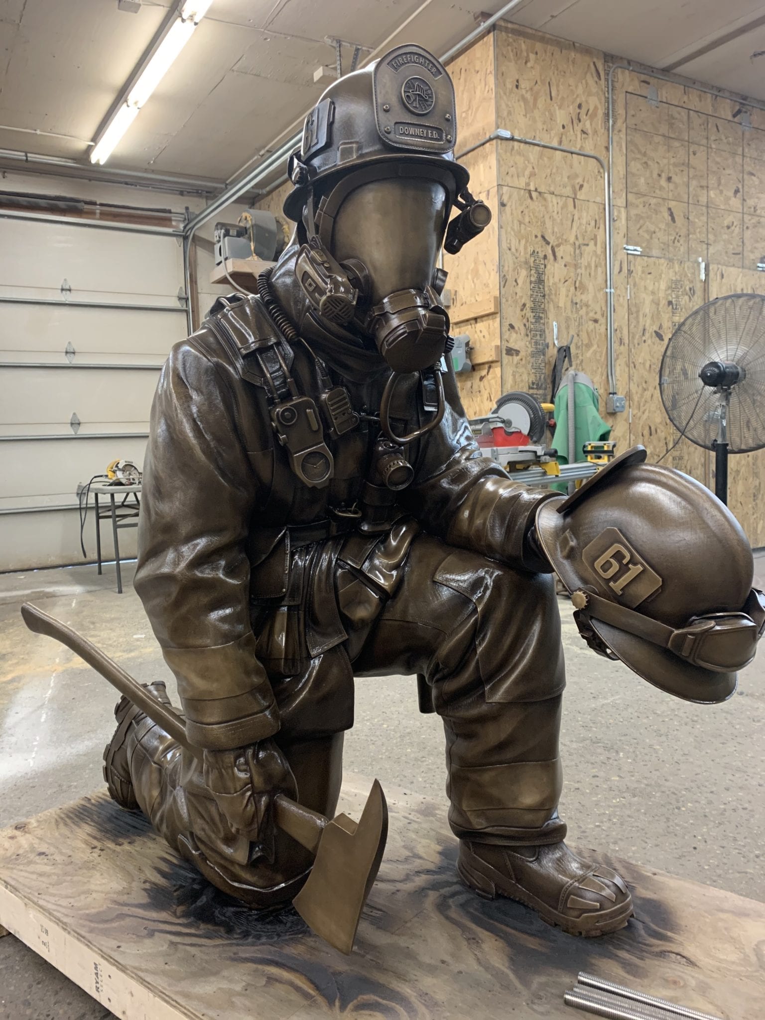 Life Size Firefighter Statues | Call to Duty | Brodin Studios