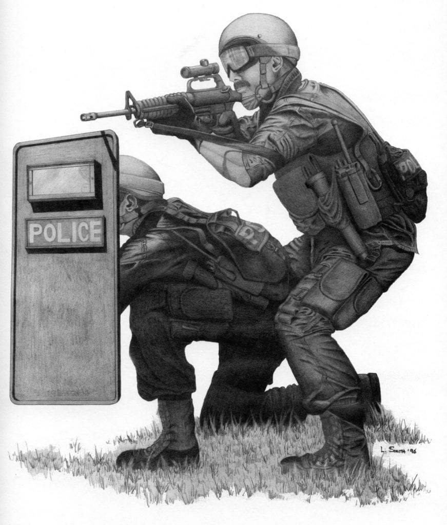 SWAT Entry 1 Print by Larry Smith | Brodin Studio Inc.