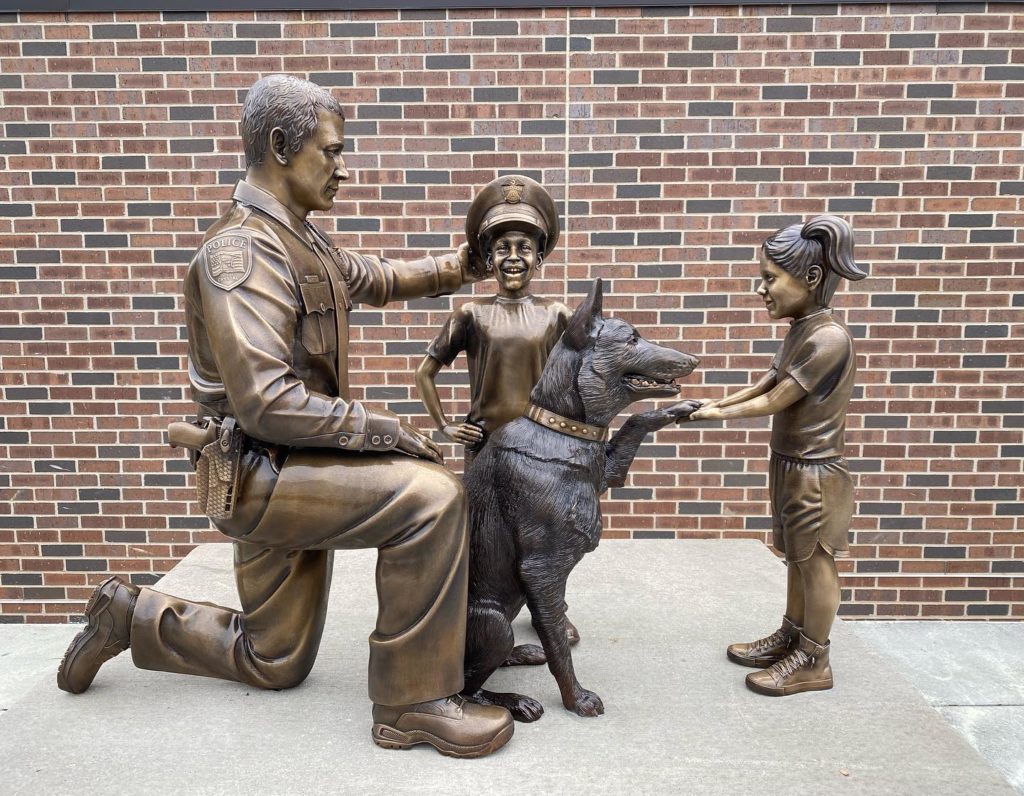 Crystal Police Department Memorial | Brodin Studio Inc.