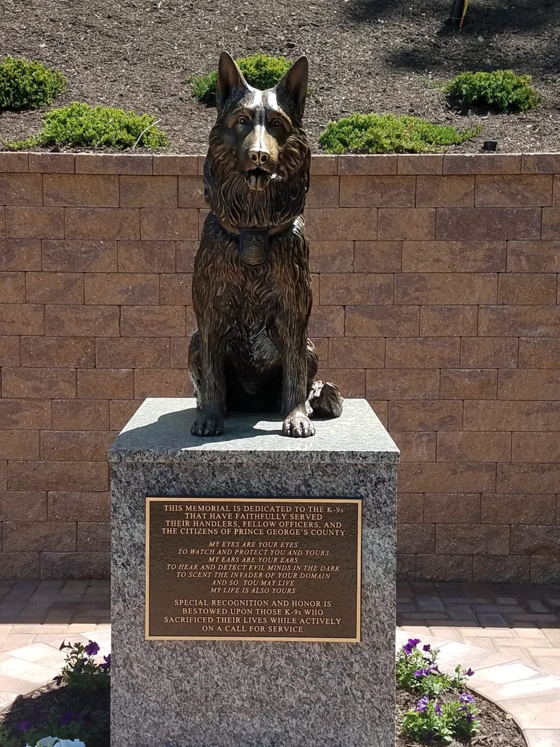 Police K9 Statue | Custom Bronze K9 Officers | Brodin Studios
