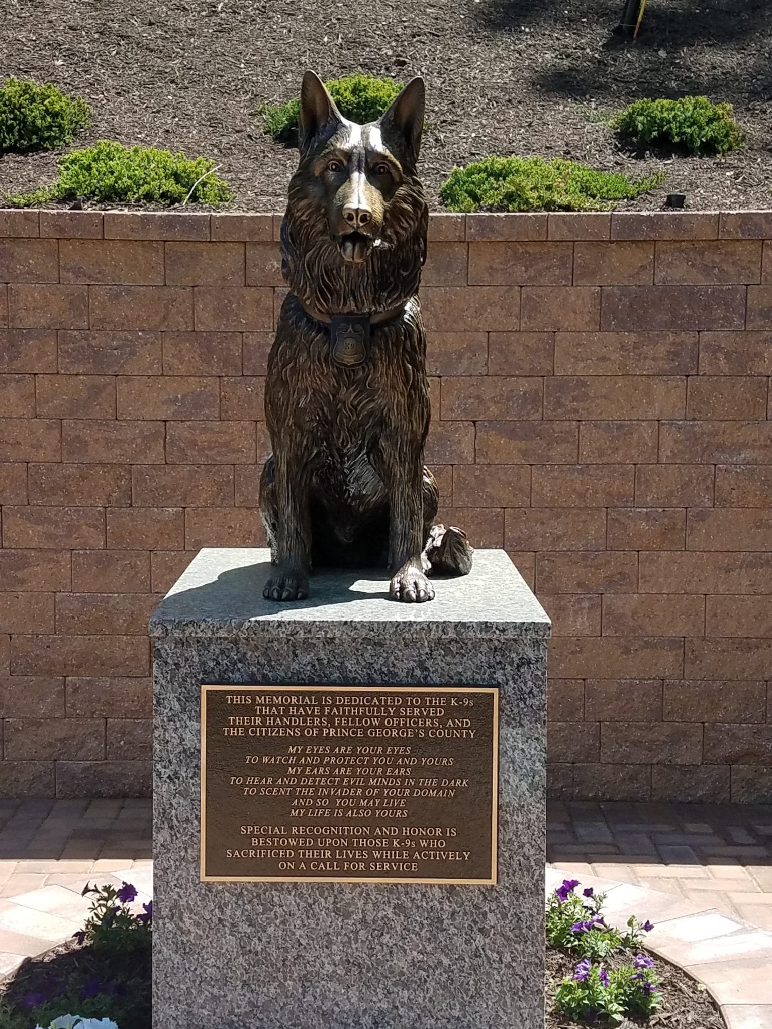 Police K9 Statue | Custom Bronze K9 Officers | Brodin Studios
