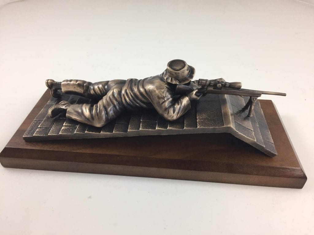 Bronze Rooftop SWAT Sniper Award | Brodin Studio Inc.